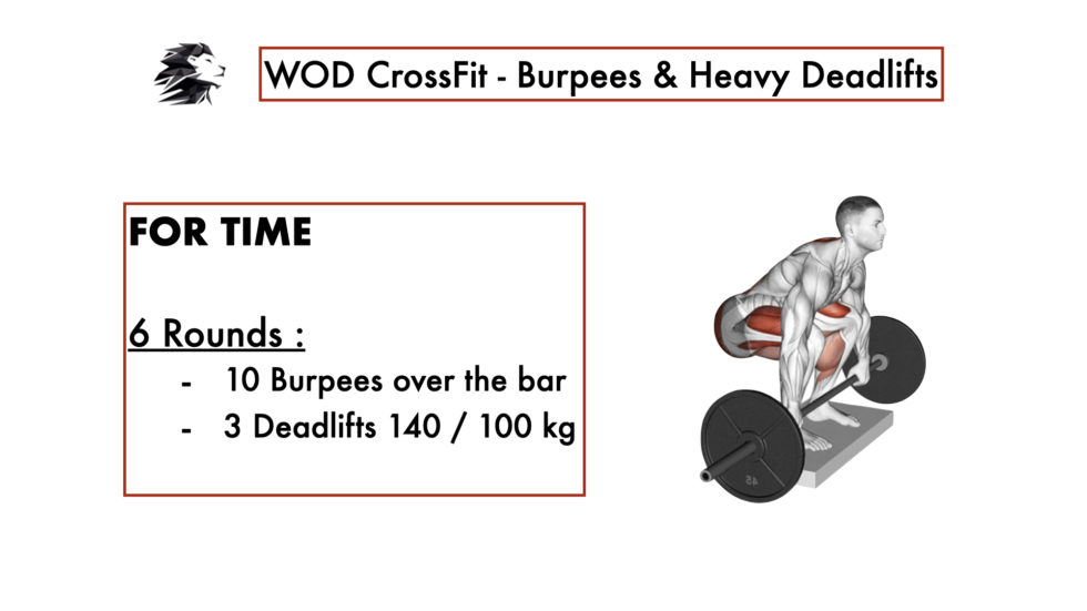 WOD CrossFit #14 – Burpees & Heavy Deadlifts - Muscu Street et Crossfit