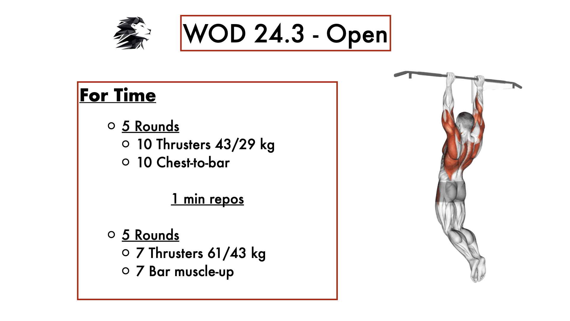 Wod 24 3 Open Crossfit Muscu Street Et Crossfit